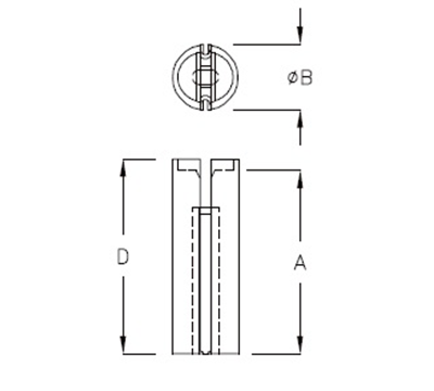 Ø3 3 PIN CYLINDER LED HOLDER EEP-15
