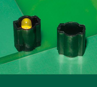 Ø3 3 PIN CYLINDER LED HOLDER QBU-03