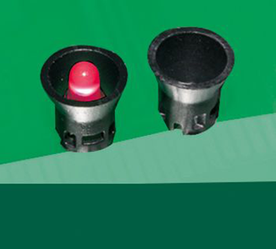 Ø3 3 PIN CYLINDER LED HOLDER QLH-2A