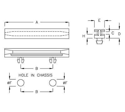 PCB GUIDE RAIL CG-5D