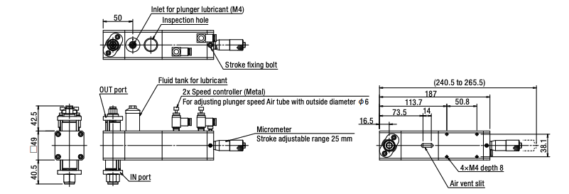 Volume Measuring Type Plunger Pump Musashi Justro Pump MJP-05 MJP-13