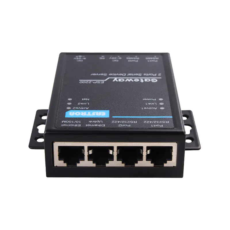 Two RS485/232/422, Two Ethernet ports Serial Server for IOT Solutions Eastron ESP-2200